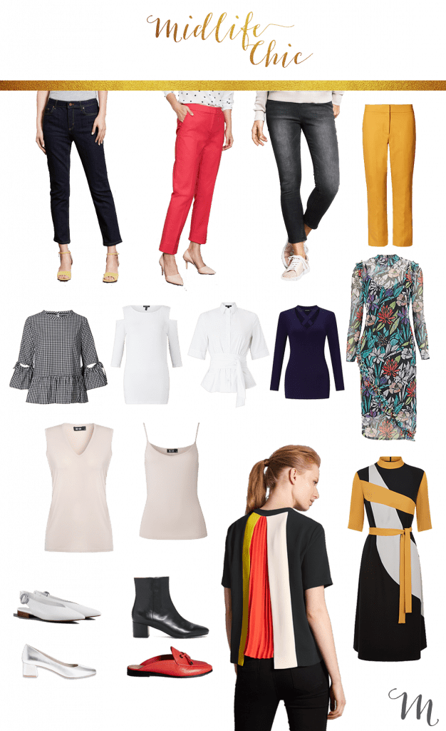 Capsule wardrobe updates for women over 40 - Spring 2017 - Midlifechic