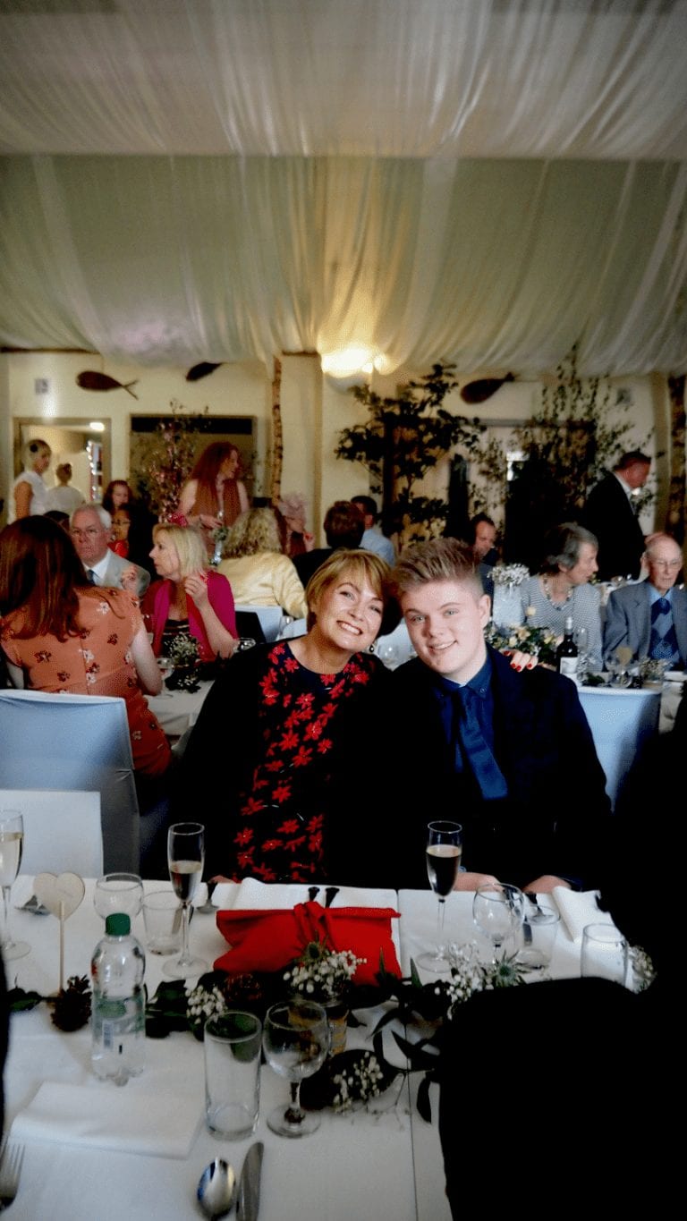 Side stripe trousers, a great solution... and a midlife wedding ...