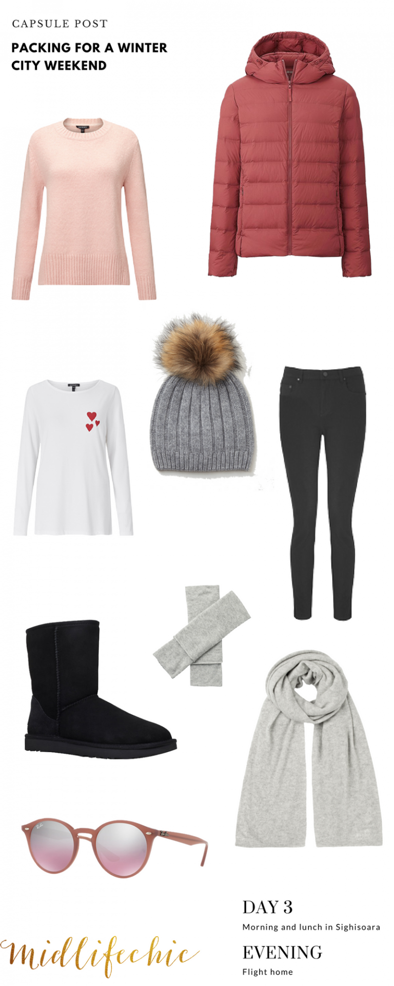 Capsule packing for a winter city break - a midlife adventure - Midlifechic
