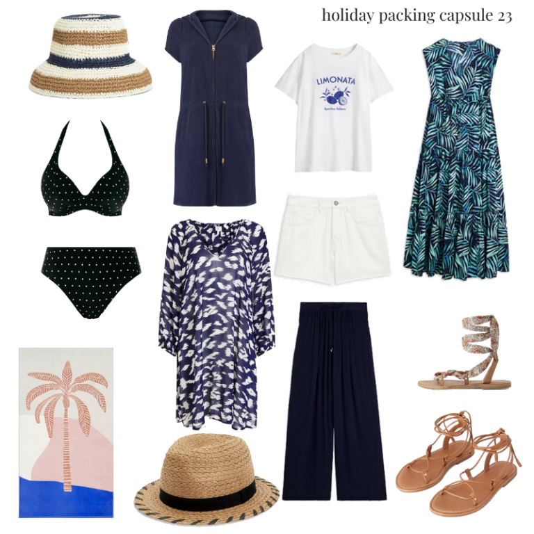 Summer holiday outfit ideas - ageless style - Midlifechic